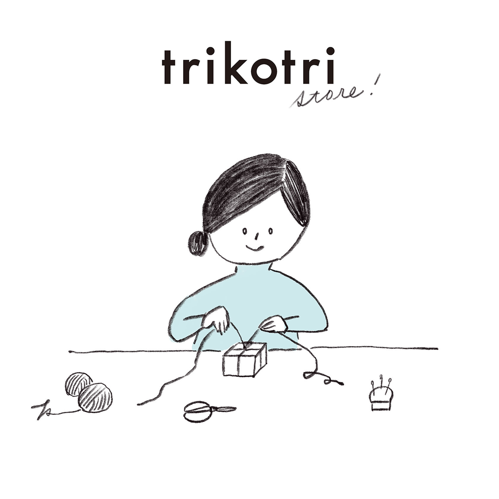PDFテキスト 毛糸で作るtrikotriのぽんぽん 金魚の親子 | trikotri store