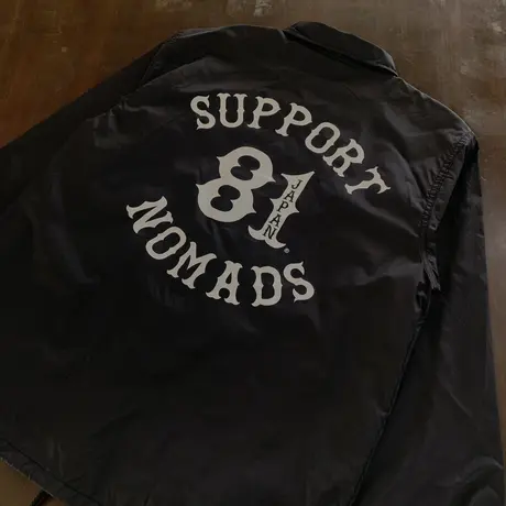 SUPPORT 81 NOMADS JAPAN_ COACH JKT_Black/White...