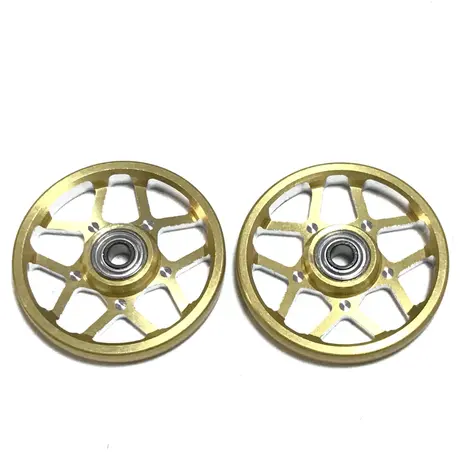 【W-STAR】CNC加工 オールアルミベアリングローラー (19mm) | mindev(み...