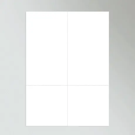 A4ミシン入り用紙 白紙EIAJ標準納品書R-10 上質70kg相当【500枚】 | MUJI...