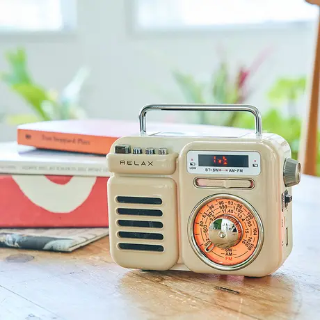 RELAX Multi Retro Radio レトロ 中身 最新！おしゃれ スピーカーラジオ...