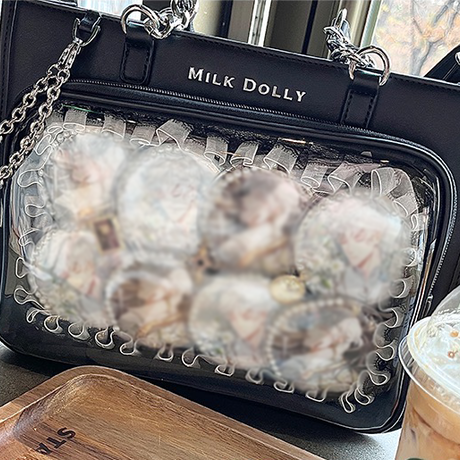 【FUYUUNEKO】アーガイル痛バッグ milk dolly | G.triGer