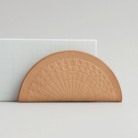 protractor coin case ( nude / black)*再入荷5月頃予定
