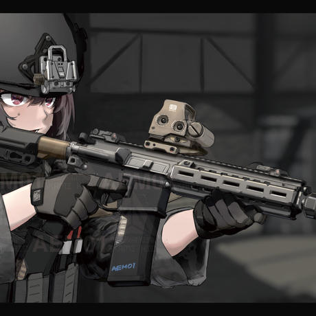 AEM01 MOUSE PAD アルマ01 イラスト マウスパッド | 三神重工 MIKAMI...