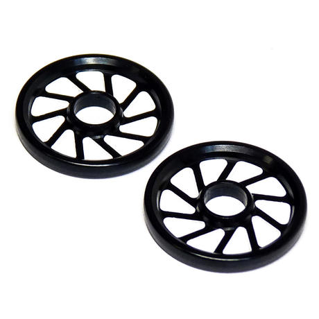 【スパイラル】CNC加工 19mm オールアルミベアリングローラー | mindev(みんでぶ)