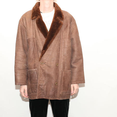 Vintage Mouton Leather Jacket | Strato