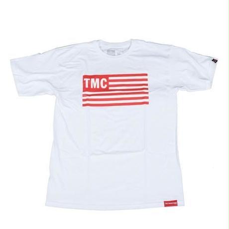 TMC Flag Tee White x Red | AIN'T EASY NYC
