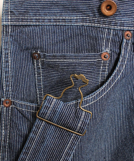 No Bib Overalls / Pin Stripe | GORI INTERNATION...