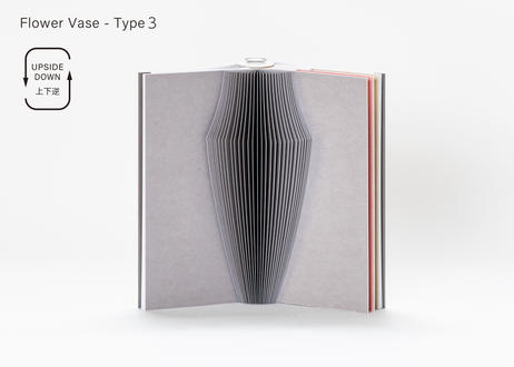 紙の花瓶 『Flowery Tale』 Original Edition 03 グレー D-F...