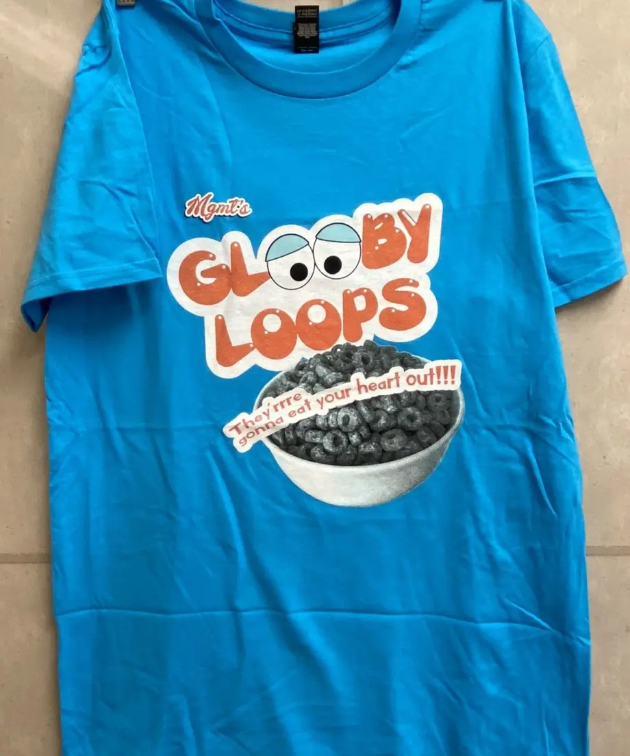 MGMT : glooby loops (ユニセックス バンドTシャツ) 【HV01-T0...
