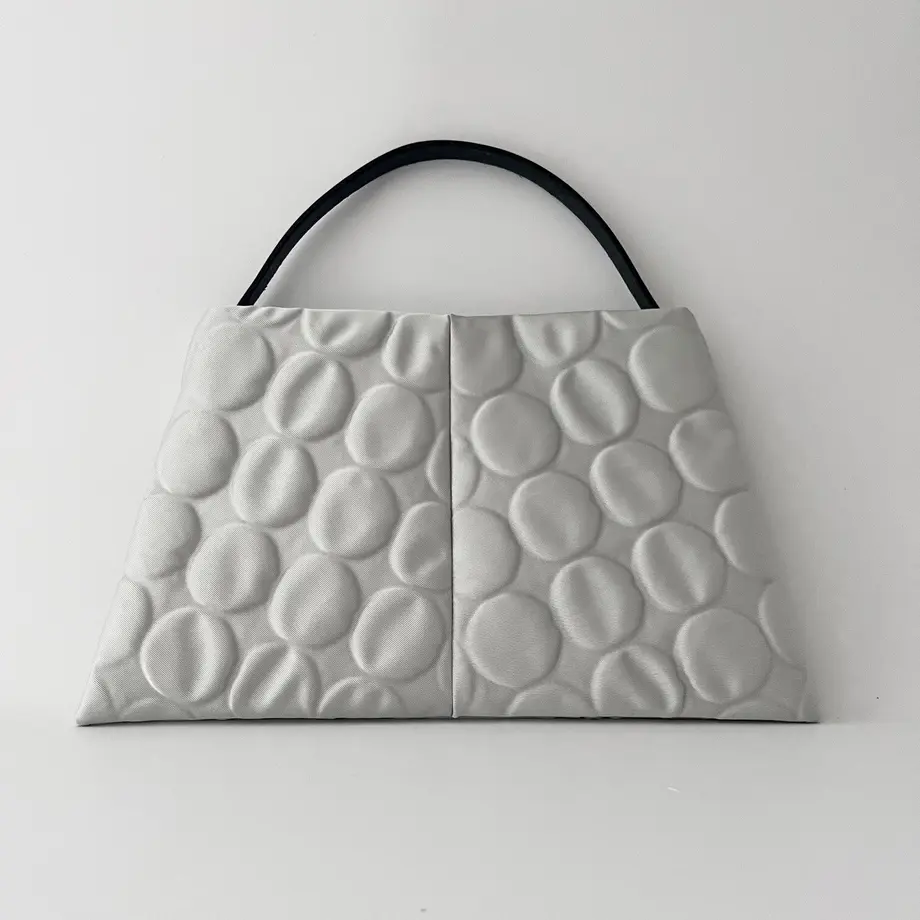 Triangle Bag DOT 3D, DOT Emboss 2 Black, Silve...