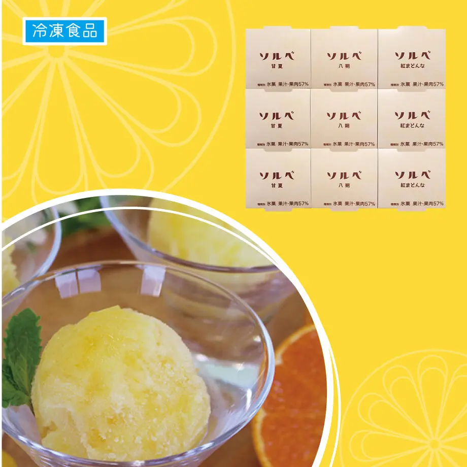 ソルベ 9個入 | 【公式通販】えひめ自然の恵みギフト | BEMACグリップショップ