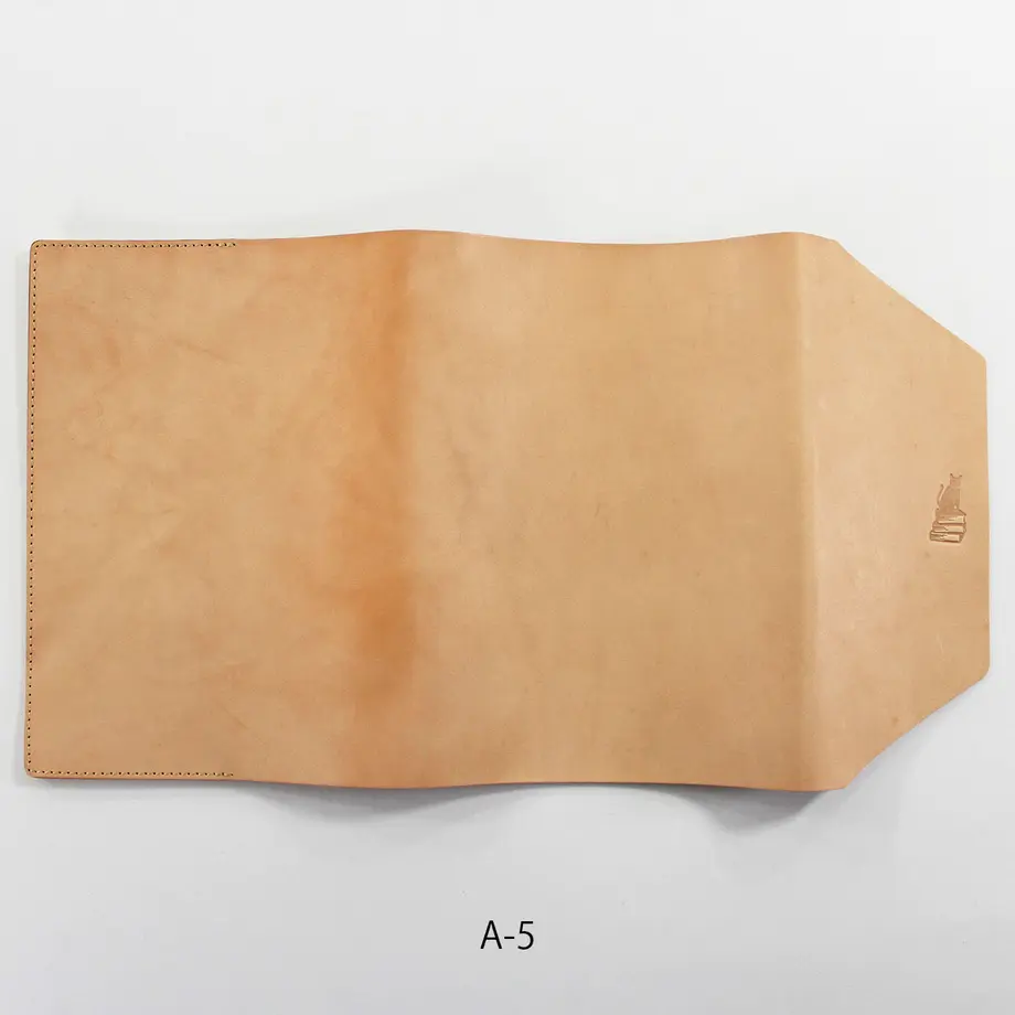 COW LEATHER BOOK COVER A5判 栃木レザー ※日焼けあり※ | BIBL...