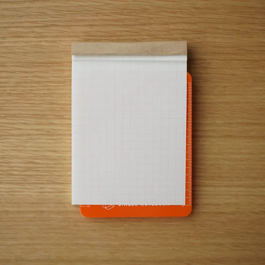 DNミニ下敷き（A7サイズ｜オレンジ） | DIALOG NOTEBOOK STORE