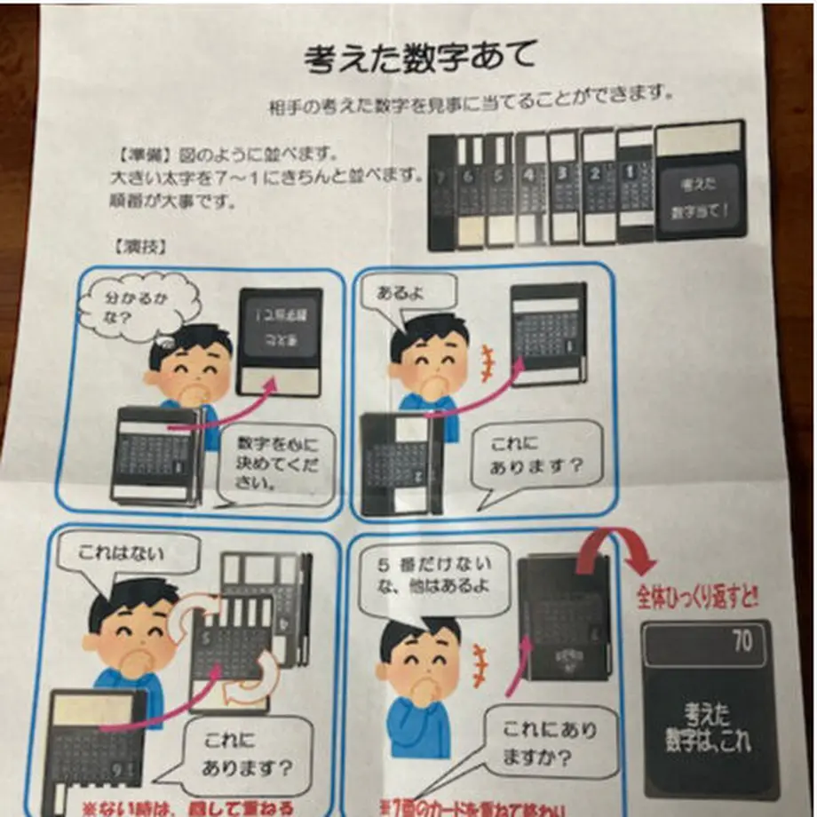 考えた数字あて | Foresight Magic STORE