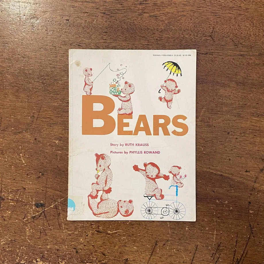 「BEARS」Ruth Krauss（ルース・クラウス） Phyllis Rowand | F...