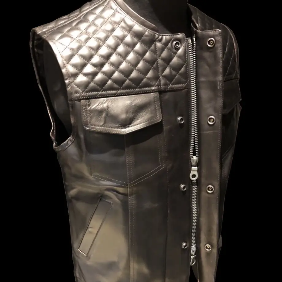 Club Style Vest Patted Var. | FULLBLAST MOTORCY...