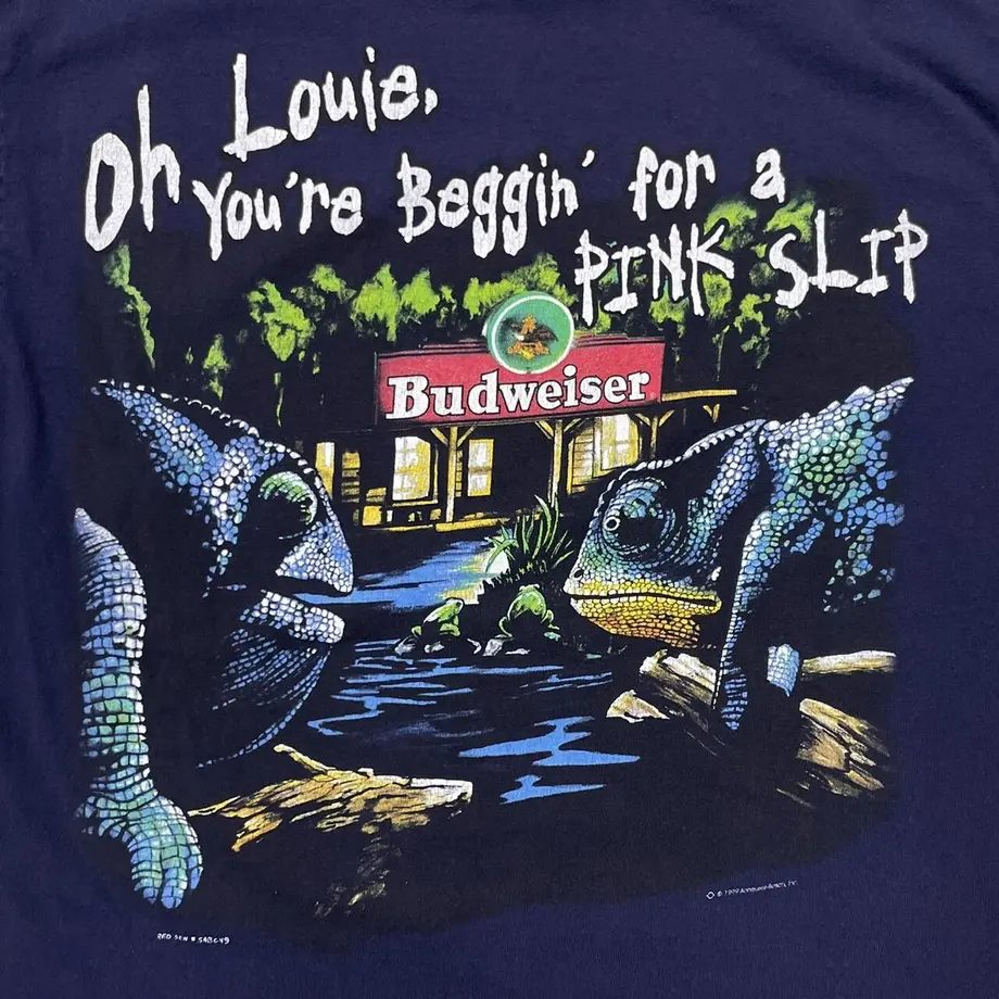 Budweiser CHAMELEON 1999 LETTERS&PHOTOS NAVY DE...