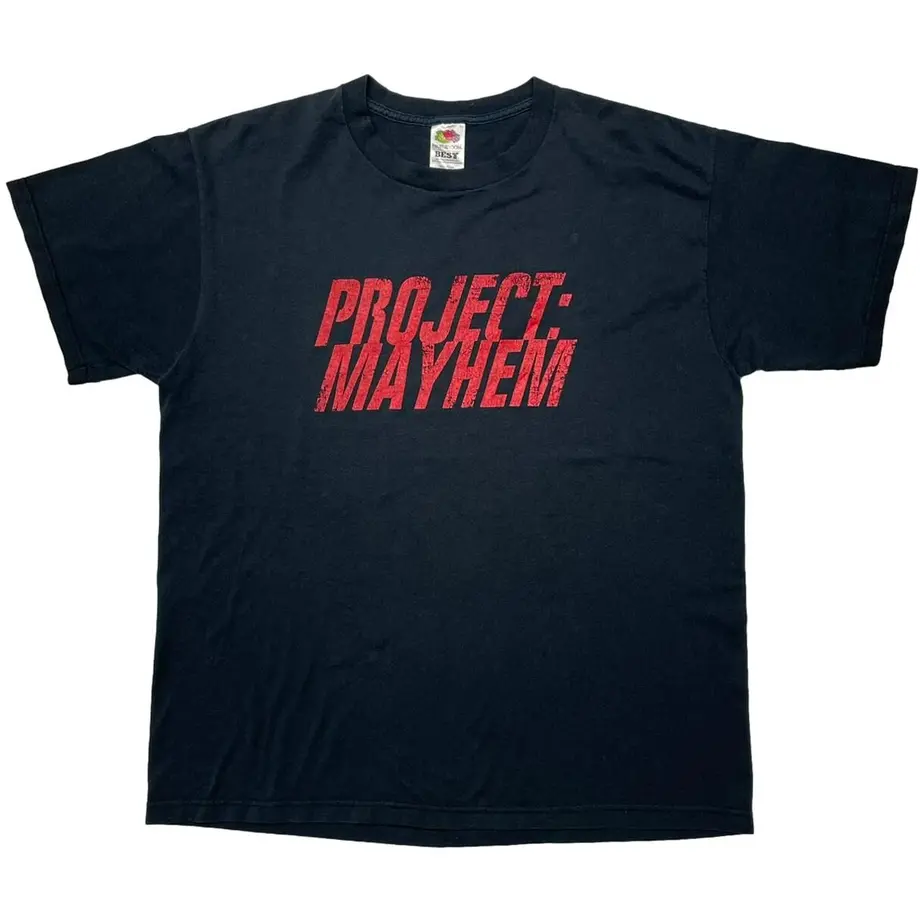 FIGHT CLUB PROJECT MAYHEM FRUIT OF THE LOOM LAR...