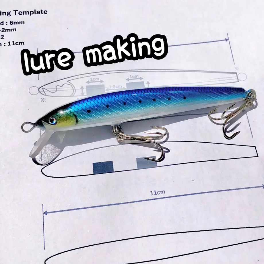 minnow template | Kenneth lure studio