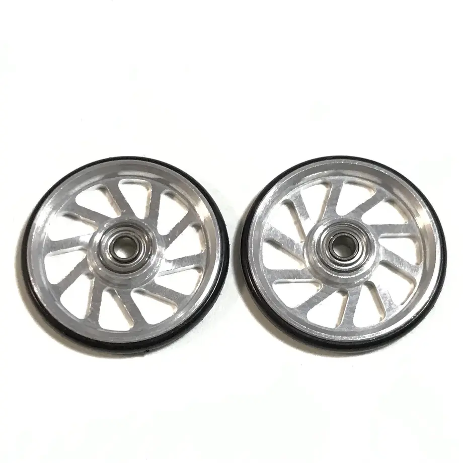 【スパイラル】CNC加工 オールアルミベアリングローラー (19mm) | mindev(みんでぶ)