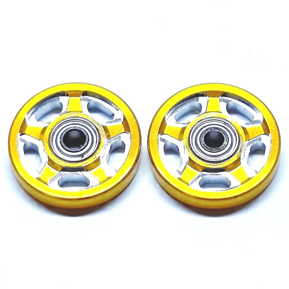 CNC加工 オールアルミベアリングローラー (13mm) | mindev(みんでぶ)