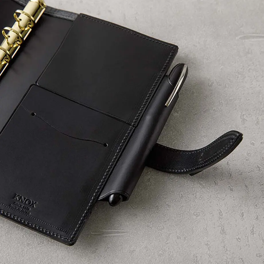 KNOX 【FLUCT｜フラクト】 システム手帳 バイブルサイズ ベルト付き 124-81...