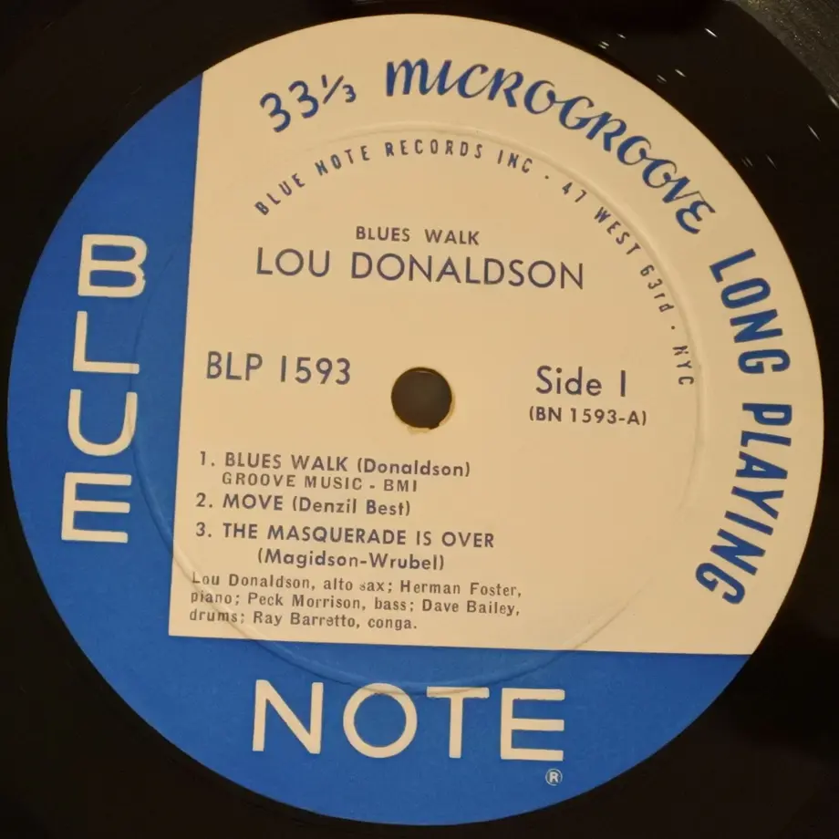 Lou Donaldson ‎– Blues Walk（Blue Note ‎– BLP 15...