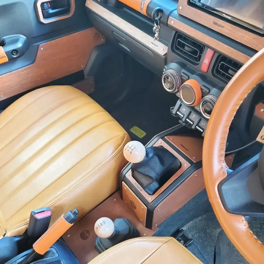 [MTをAT風に仕様変更パネル一式] 新型ジムニーウッドパネルJB64/74 | TURF...