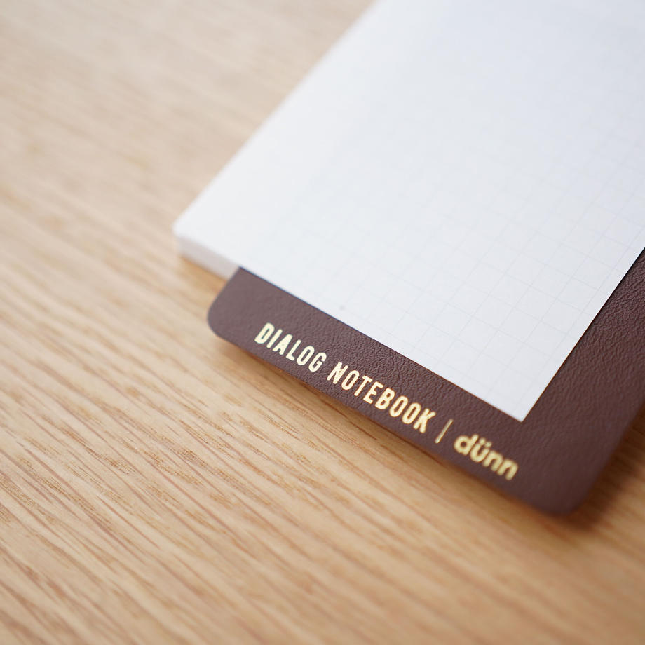 dünn DN本革ミニ下敷き（ブラウン） | DIALOG NOTEBOOK STORE