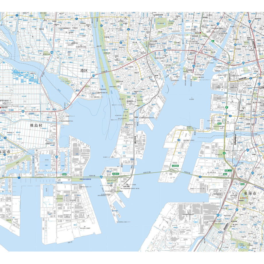 A名古屋市港区1/25000 | 地図素材