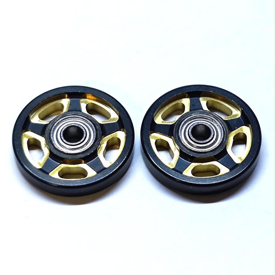 Wアルマイト 13mmオールアルミベアリングローラー | mindev(みんでぶ)