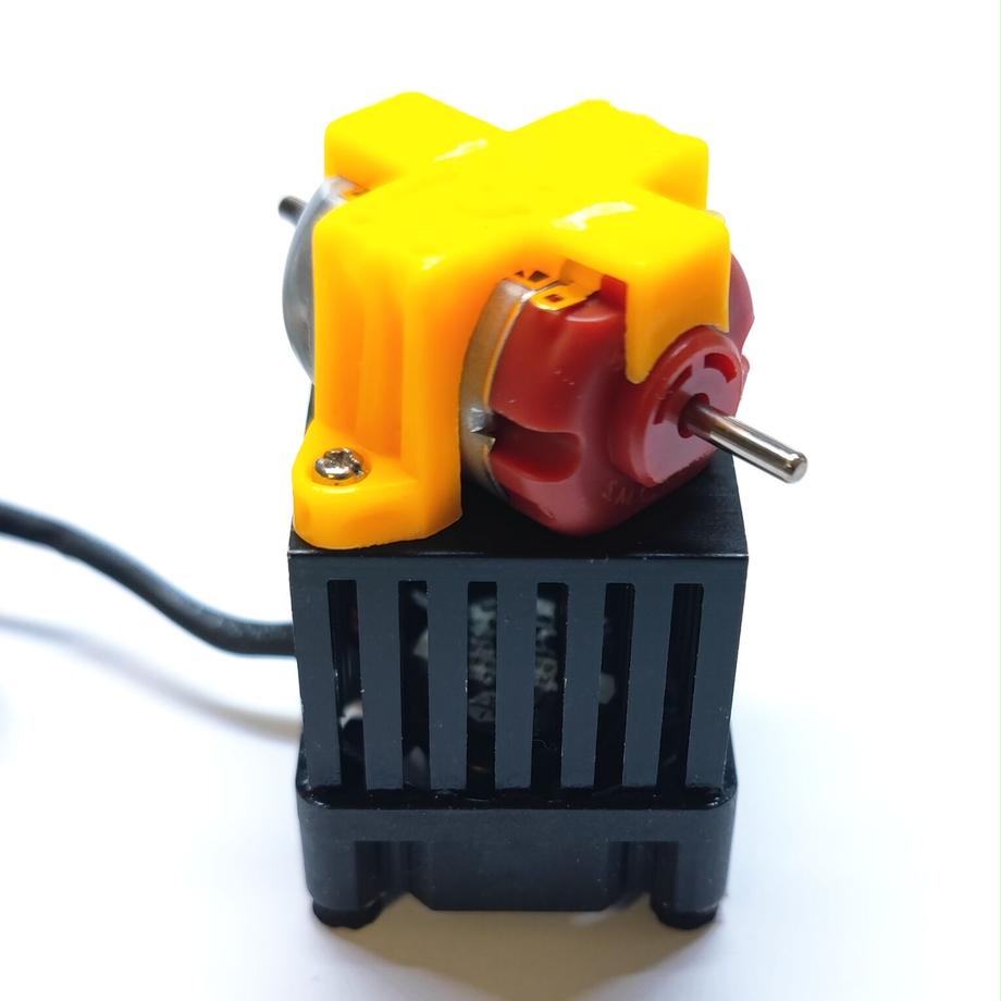 【M-COOLER V2】モーター慣らし ベース ヒートシンク&ファン&モーターベース | m...