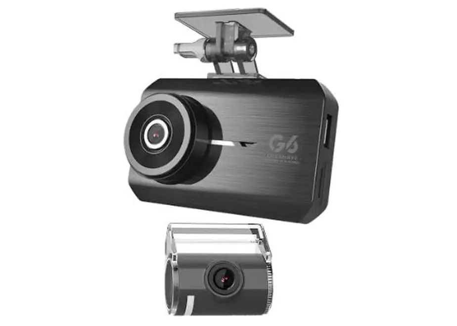 Gnet G6 2CH FHD/HD 高性能・多機能 前後録画 ドライブレコーダー 感圧式タッ...