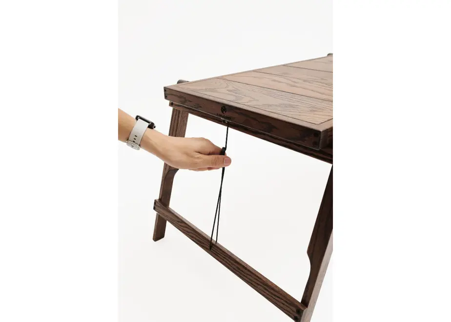 インフィニティ ウッドテーブル T02 (ウォールナット色) | KIMICAMP