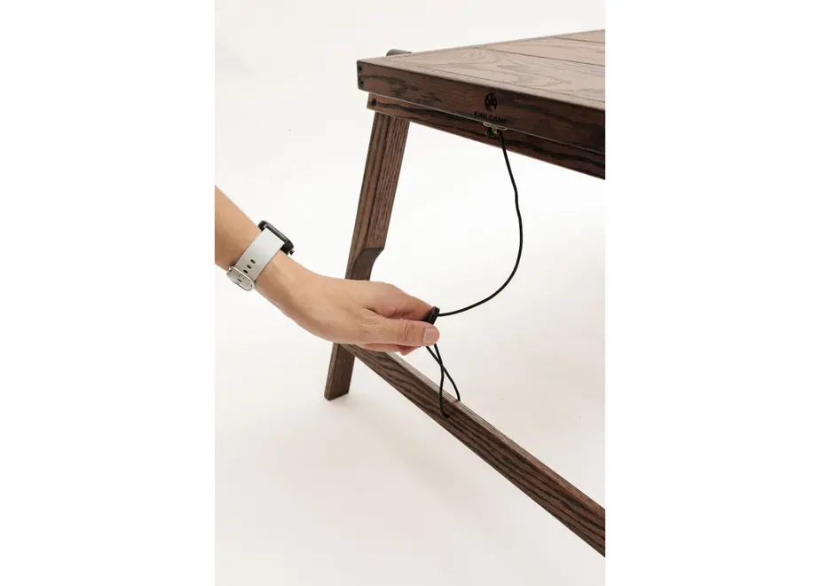 インフィニティ ウッドテーブル T02 (ウォールナット色) | KIMICAMP