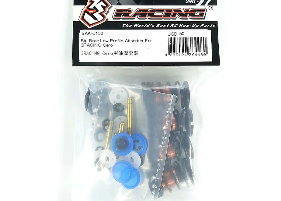 3Racing SAK-C150 BIG BORE LOW PROFILE ABSORBER ...