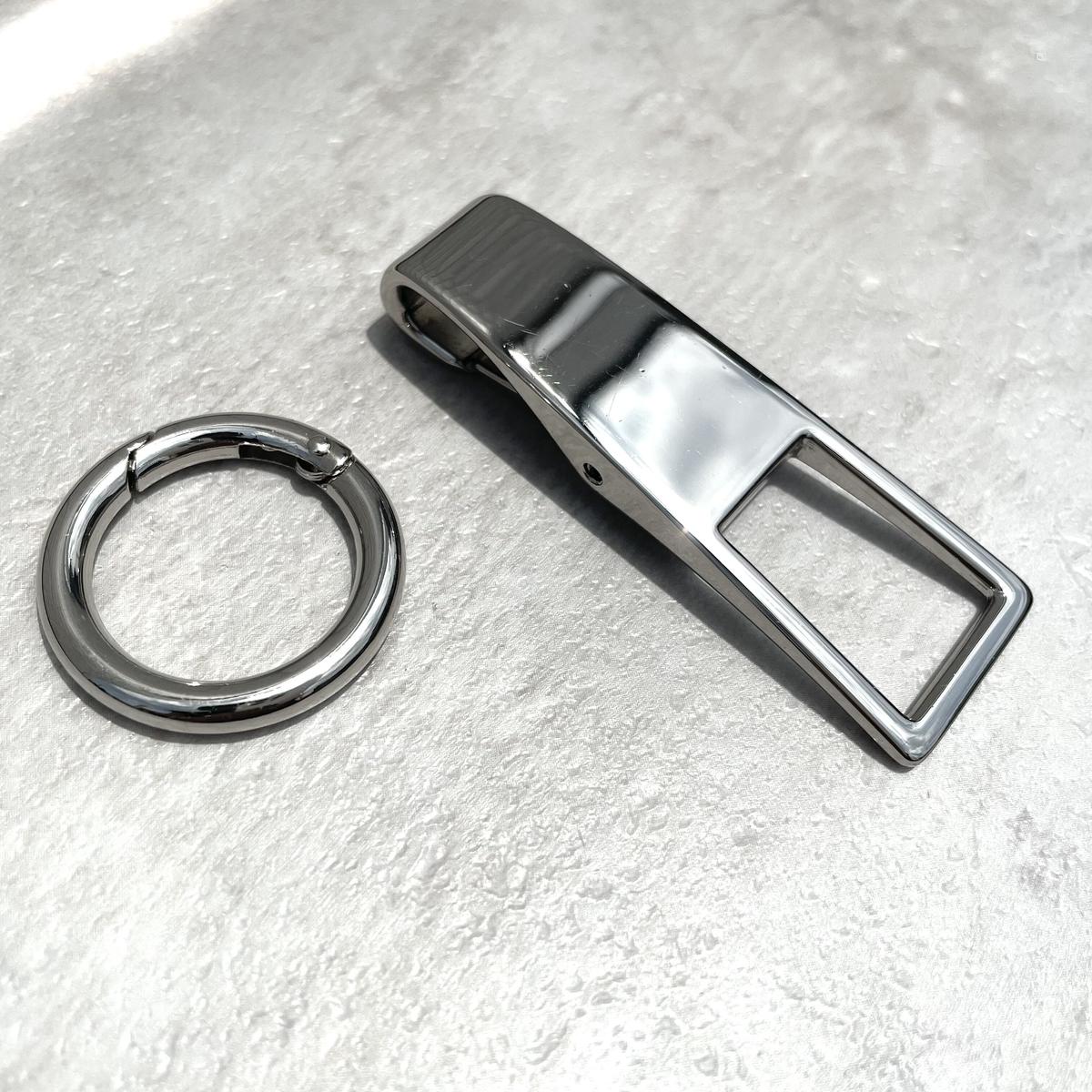 Oversize Zip Keyring | 1ROOM TOKYO