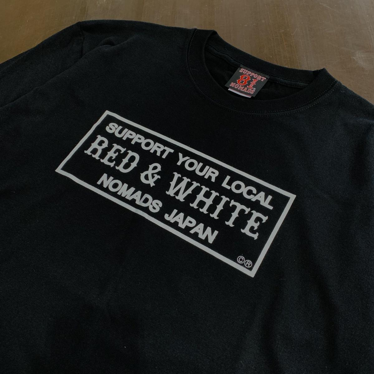 SUPPORT 81 RED and WHITE BOX Logo NOMADS JAPAN ...