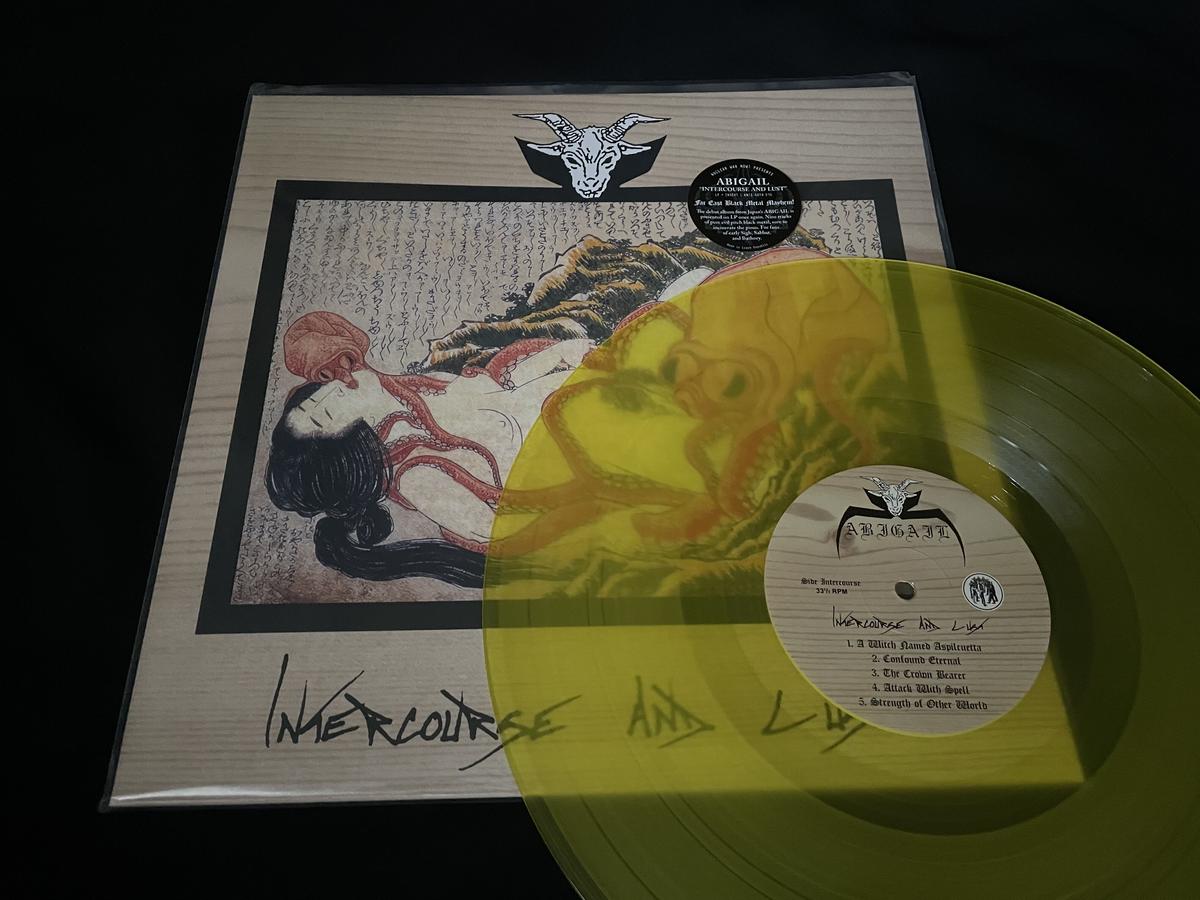 Abigail "Intercourse & lust" LP Yellow vinyls v...