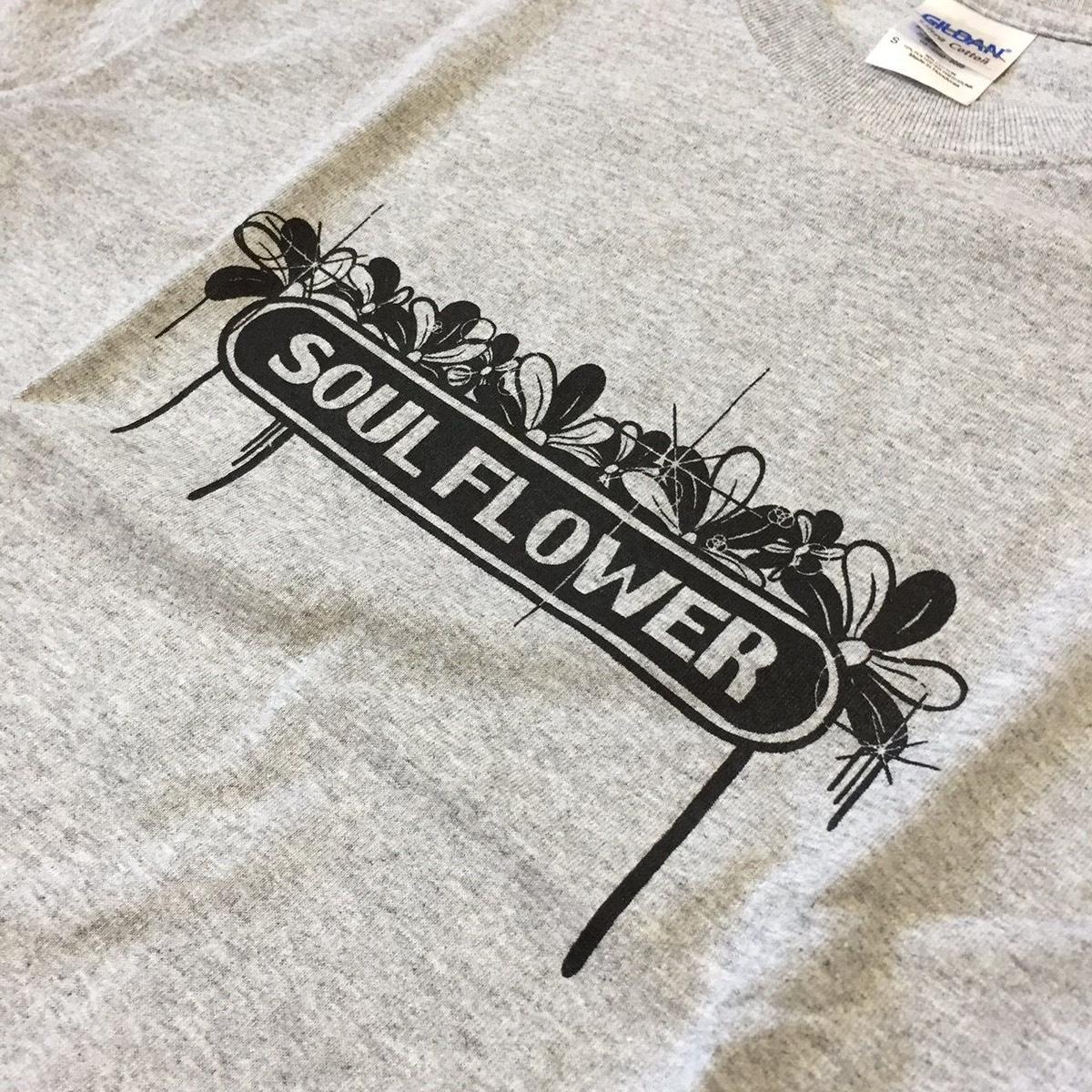 Soul Flower Logo Long Tee(Gray) | Banguard OnLi...