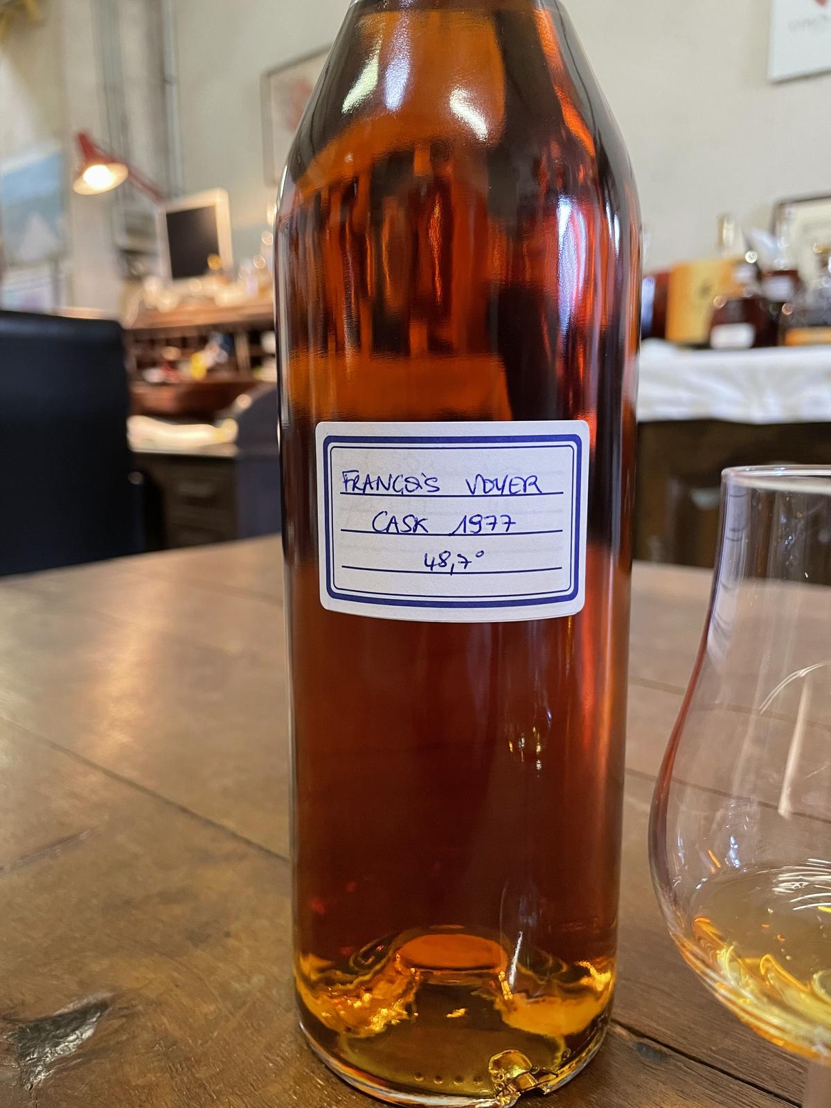 Cognac François VOYER 1977 pour BAR DORAS 96本限定...