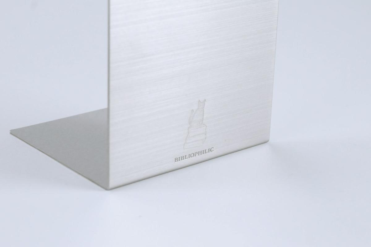 BOOK END STAINLESS STEEL | BIBLIOPHILIC