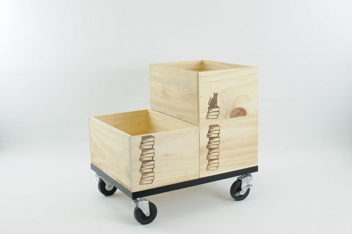BOOK CONTAINER CART | BIBLIOPHILIC