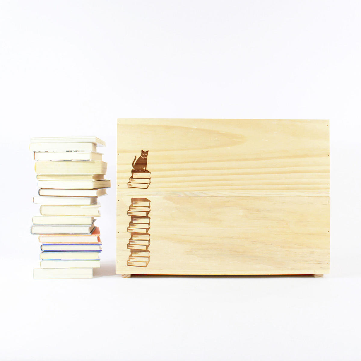 BOOK CONTAINER Natural | BIBLIOPHILIC