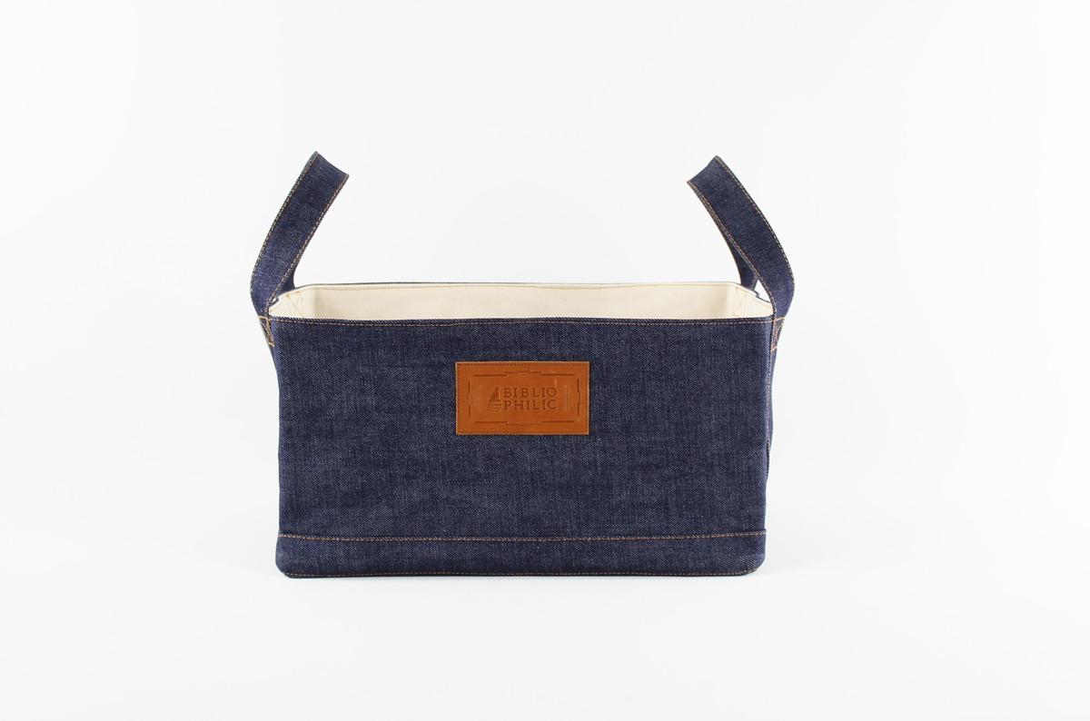 BOOK TOTE BAG DENIM | BIBLIOPHILIC