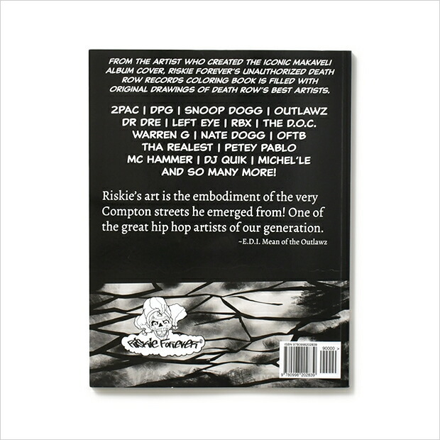 RISKIE FOREVER DEATH ROW COLORING BOOK リスキー フォー...