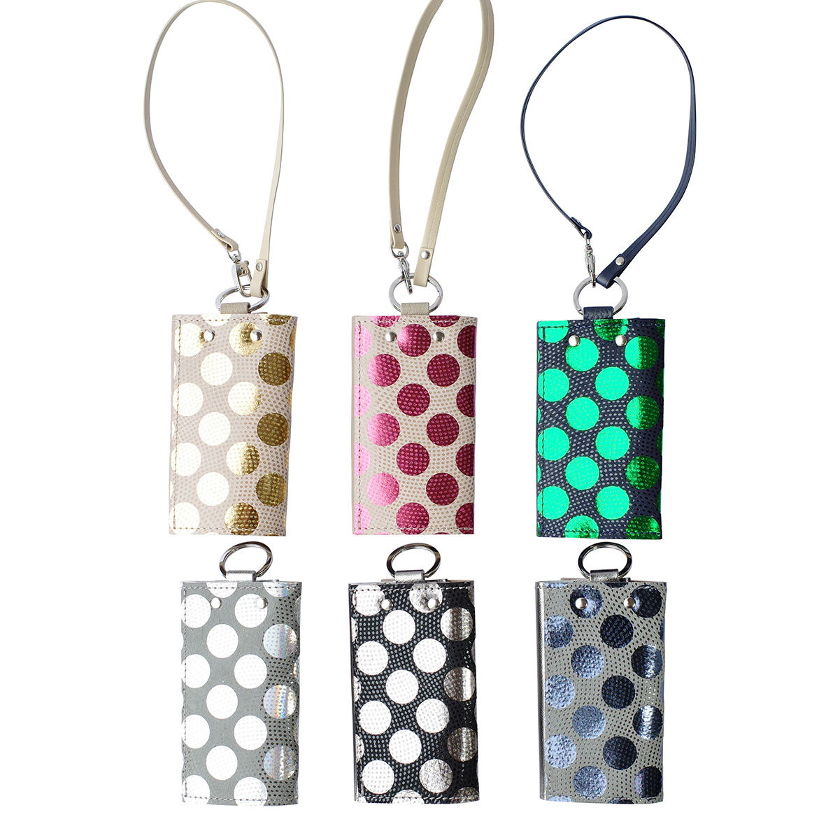 キーパスケースドット ストラップ付き 【Key Passcase Dot】 | carmin...