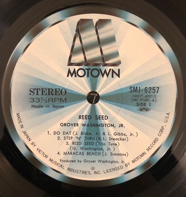 Grover Washington Jr. / Reed Seed (LP) | Phat ...