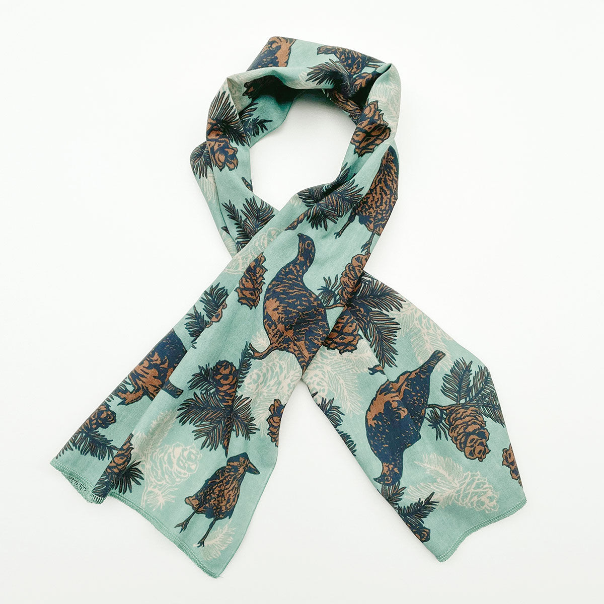 SPORTS TENUGUI / Grouse and spotted nutcracker ...